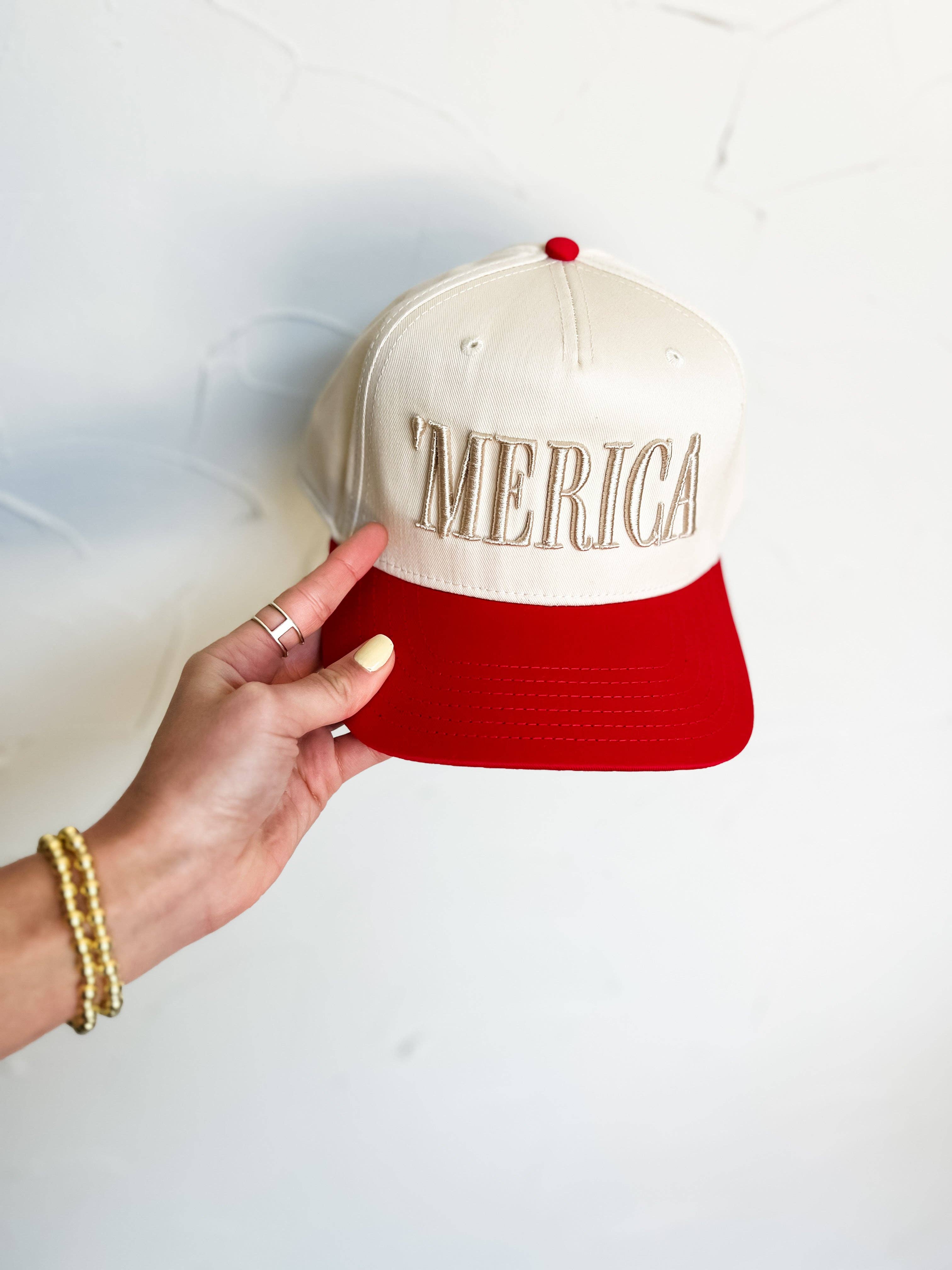 'Merica Tone Puff Cap – Hamilton Lane Boutique
