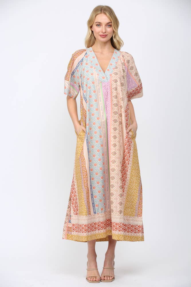 Patchwork Dress – Hamilton Lane Boutique